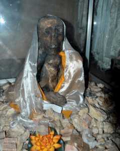 Gue Village - Home of only mummy in India. The Mummy of a monk